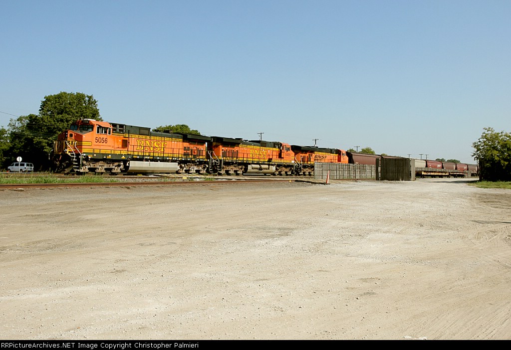BNSF 5056, 5485, and 7612